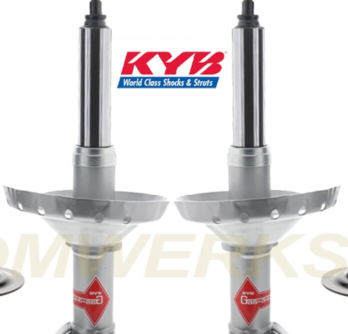 KYB FRONT INVERSE MONOTUBE STRUTS Strut Mounts for SUBARU IMPREZA WRX ...