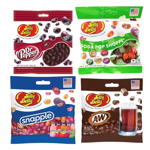 Jelly Belly Assorted Drink Mix Pack Gourmet Jelly Bean Soda Moving Sale ...