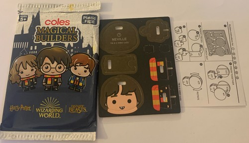 Coles Magical Builders - Harry Potter Collectables - 7 Neville, New ...