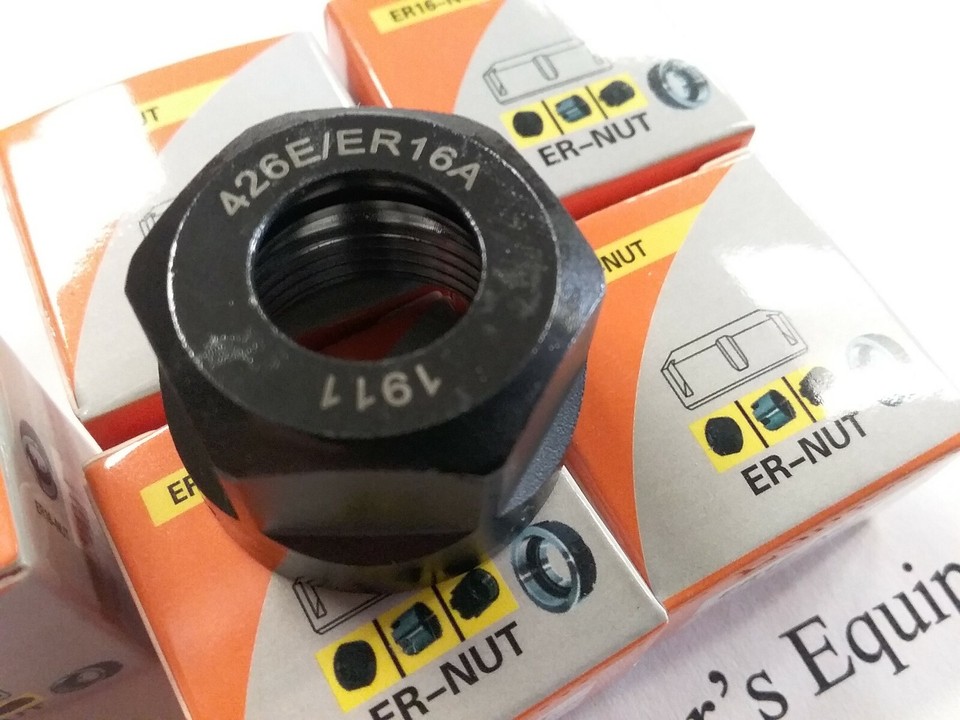 5pcs ER16 Nut for clamping collets, balanced to G2.5/25000rpm-NUT-ER16 ...
