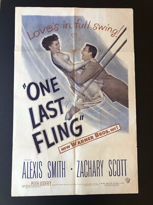 One Last Fling (1949) - Original One Sheet Movie Poster - 27" x 41" | eBay
