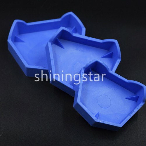 12 Pcs Dental Lab Silicone Rubber Plaster Model Former Base Mold Mould ...