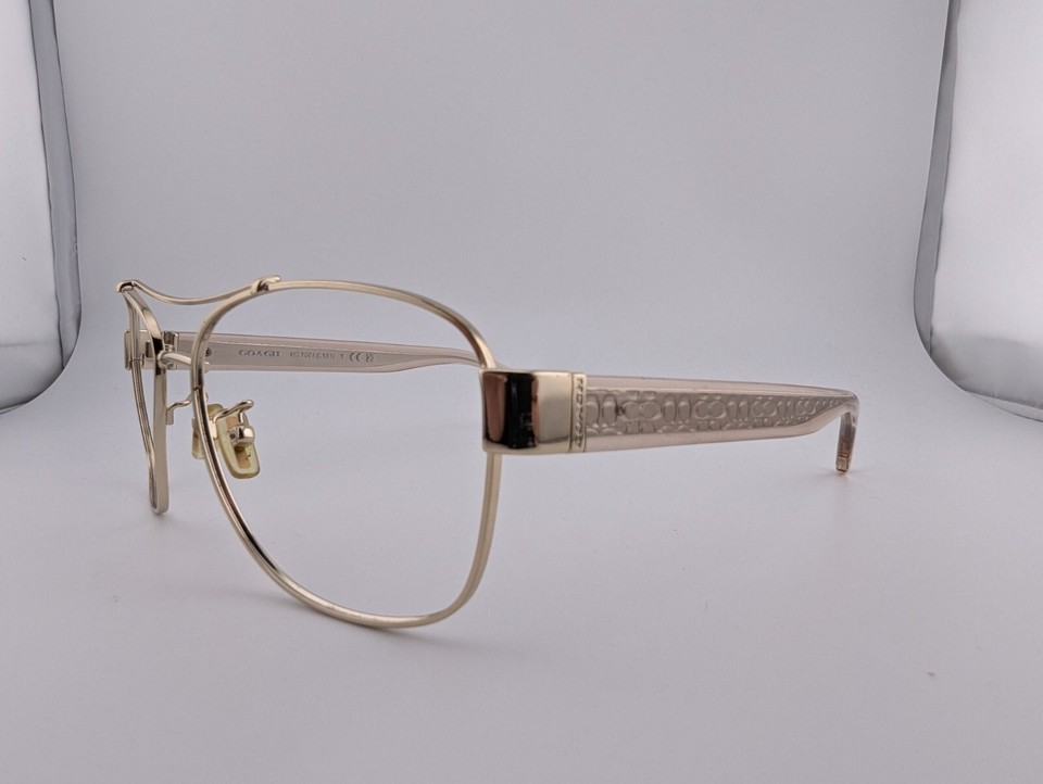 Coach Eyeglasses Frames Only, HC 7064 (L151), 56-16-135, Lt Gold/Crys ...