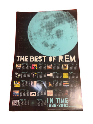 R.E.M Poster REM Best Of Album In Time Promo 1988-2003 | eBay