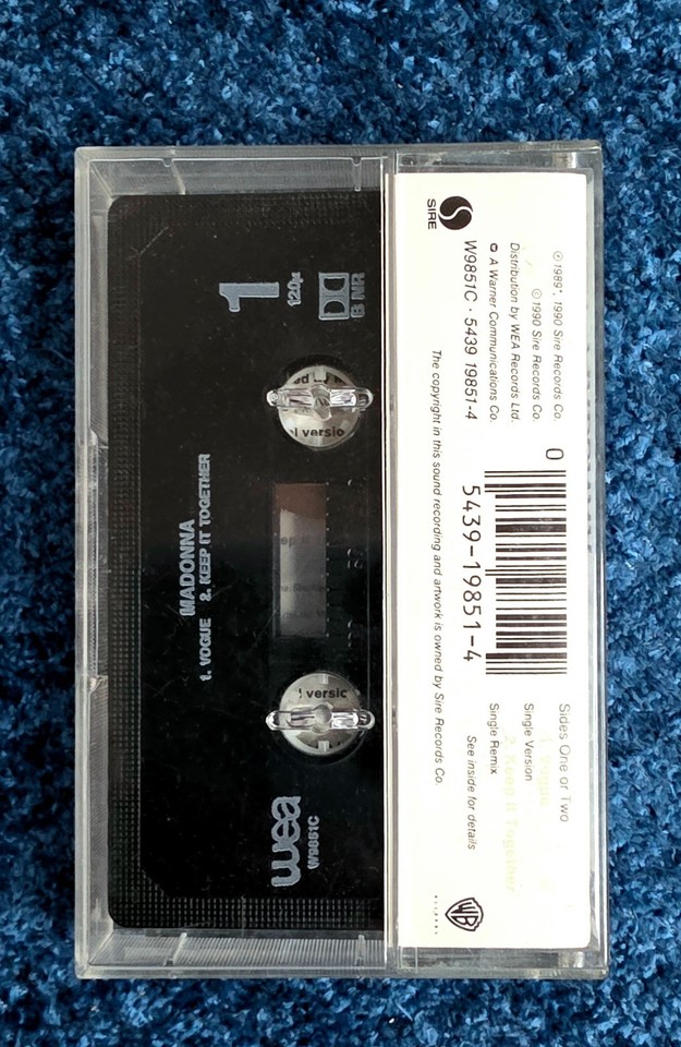 MADONNA UK CASSETTE SINGLE (ALL DIFFERENT VARIATIONS) 1989-2002 | eBay