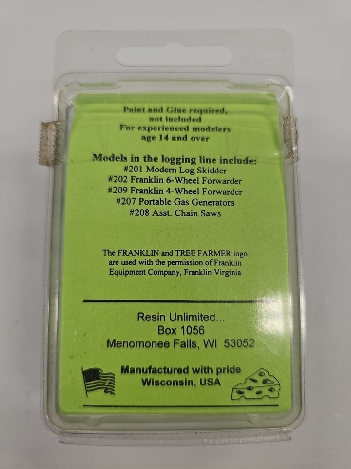 HO 1/87 PULPWOOD FORWARDER LOG SKIDDER RESIN KIT LOAD LOGGING SAWMILL ...