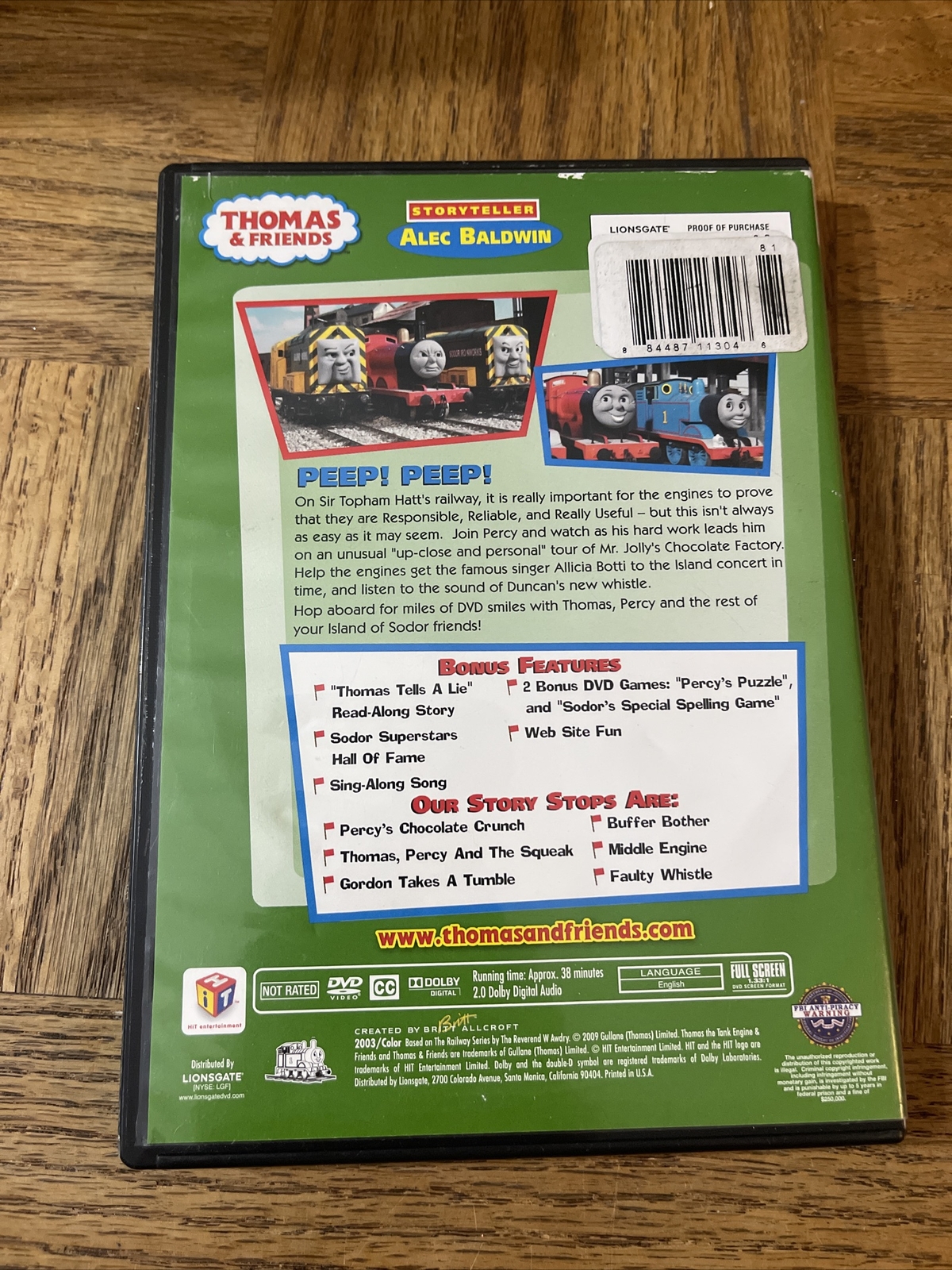 Thomas And Friends Percy’s Chocolate Crunch DVD | eBay