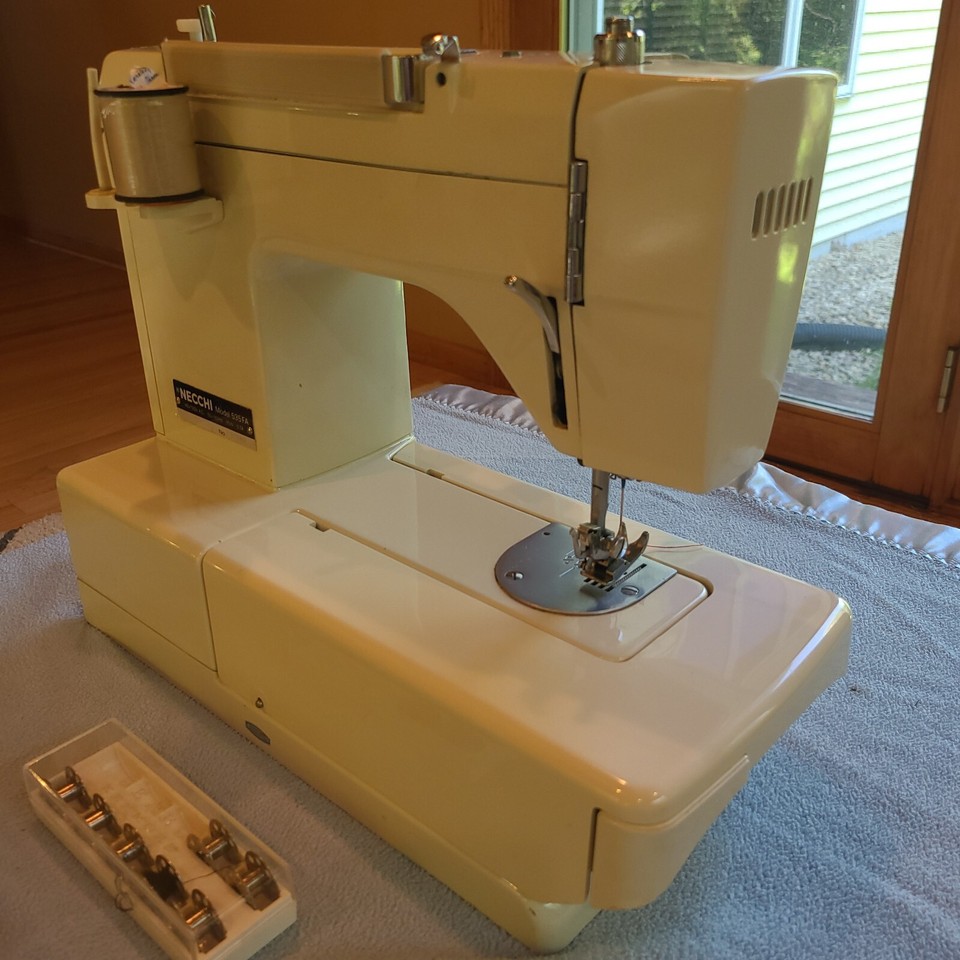 Necchi 535 FA Heavy Duty Portable Sewing Machine for Leather & Thick ...
