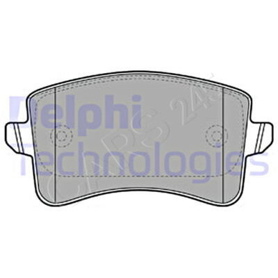 DELPHI Disc Brake Pad Set For AUDI DODGE A4 Allroad Avant A5 Q5 8F7 ...