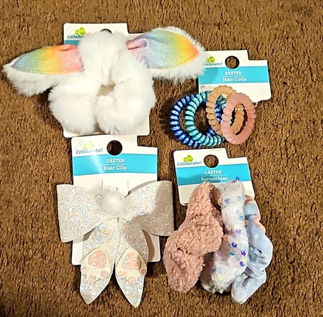 Girls Easter Hair Accessories Set | eBay