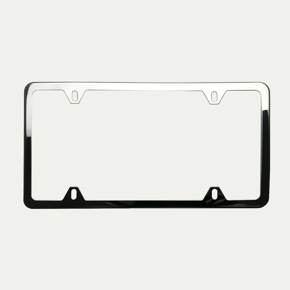 Fit Acura Laser Etching Stainless Steel Polish Chrome Slim License ...