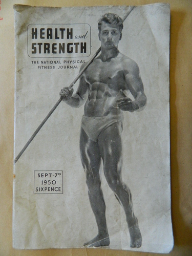 Vintage HEALTH and STRENGTH Magazine Sept. 1950 Good Condition Fully ...