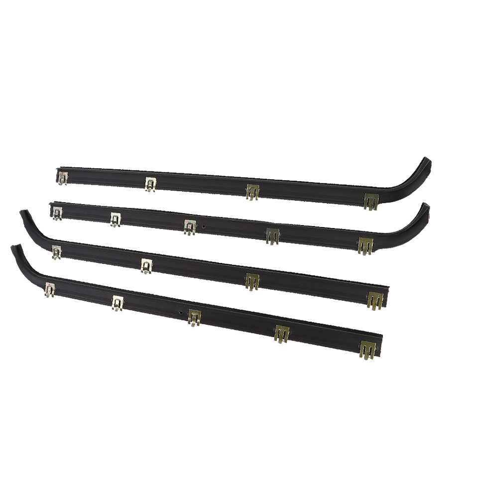 4PCS Weatherstrip Window Moulding Trim Seal for 1987-1997 Ford F150 ...