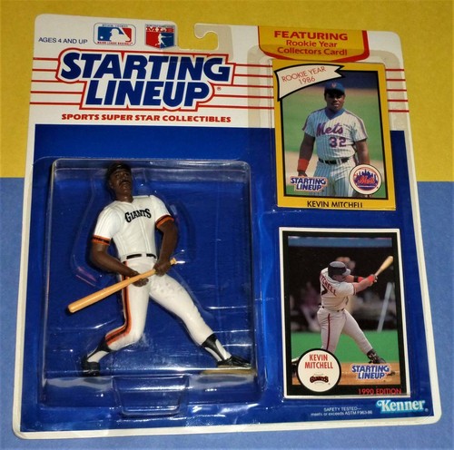 1990 KEVIN MITCHELL San Francisco Giants Starting Lineup + 1986 Mets ...