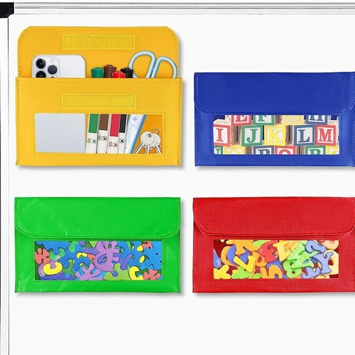 School Supply Classroom Storage Pockets Magnetic Whiteboard Bag ...