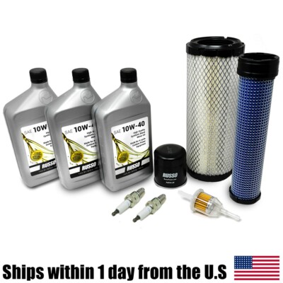 RUSSO Tune Up Kit 10W-40 for Kawasaki FX751V FX801V FX850V Engines ...