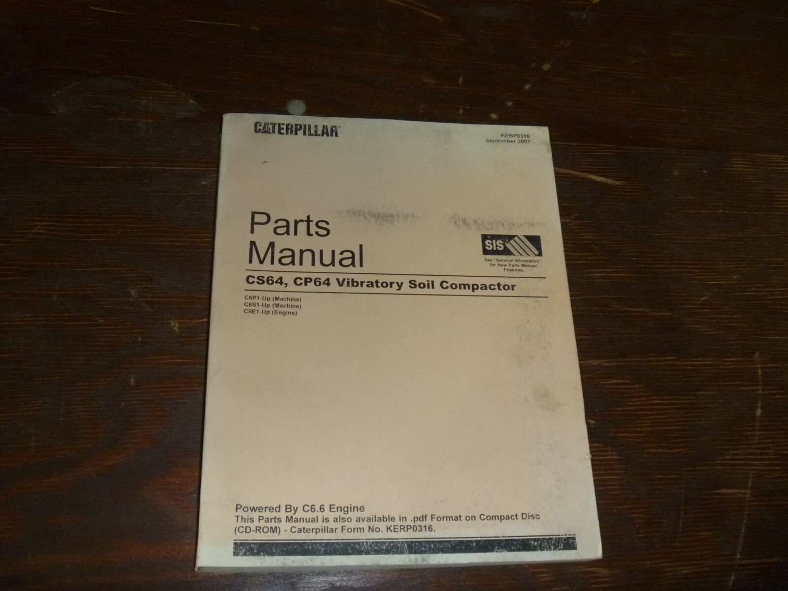 CAT Caterpillar CS64 CP64 Vibratory Soil Compactor Parts Catalog Manual ...