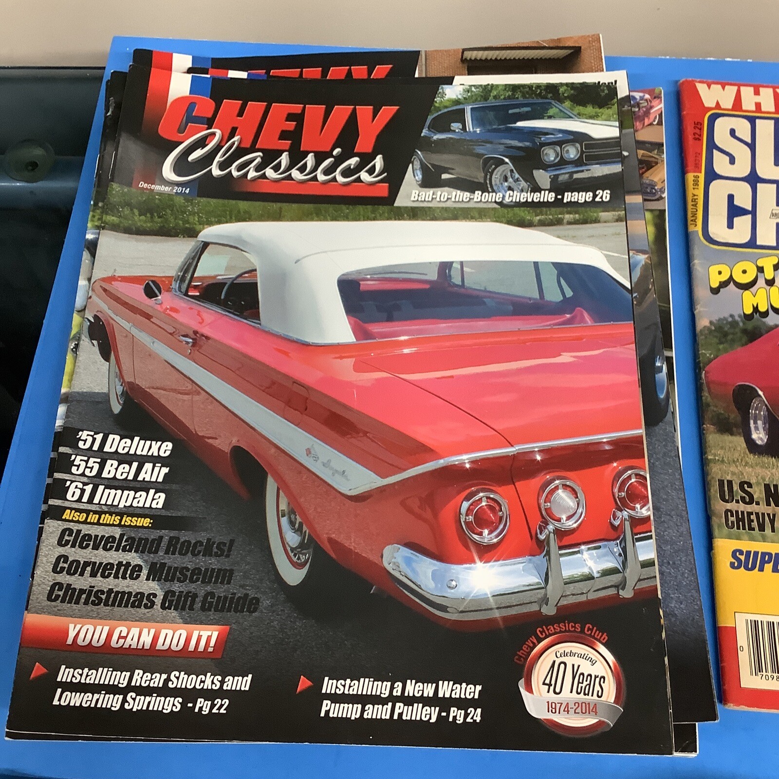 Chevrolet Chevy Magazine Mixed Lot Chevy Classics High Performance All ...