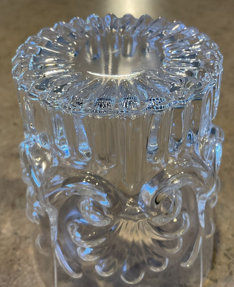 PILGRIM ART GLASS : MCM 6 - “Clear ADAMS” 3 1/2” TUMBLERS Old Fashioned ...