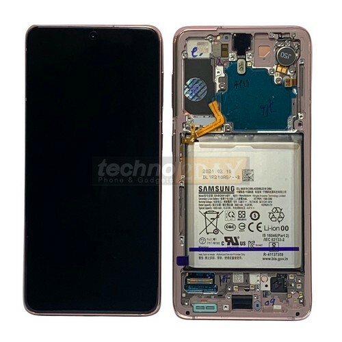 Genuine Samsung S21, S21 5G (G990, G991B) LCD Assy +Frame+Batt Pink ...