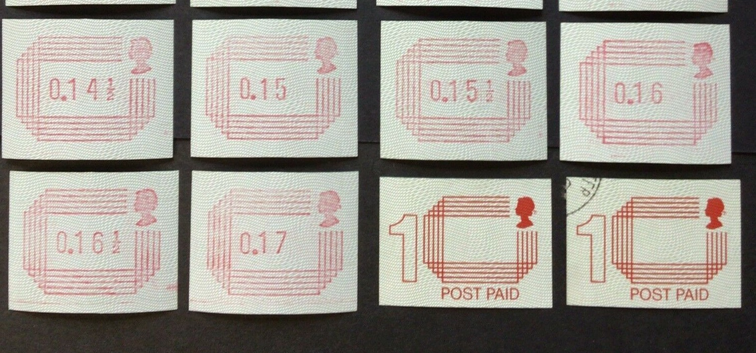 GB STAMPS FRAMA LABELS FULL SET PLUS 2 VERY RARE LABELS | eBay UK