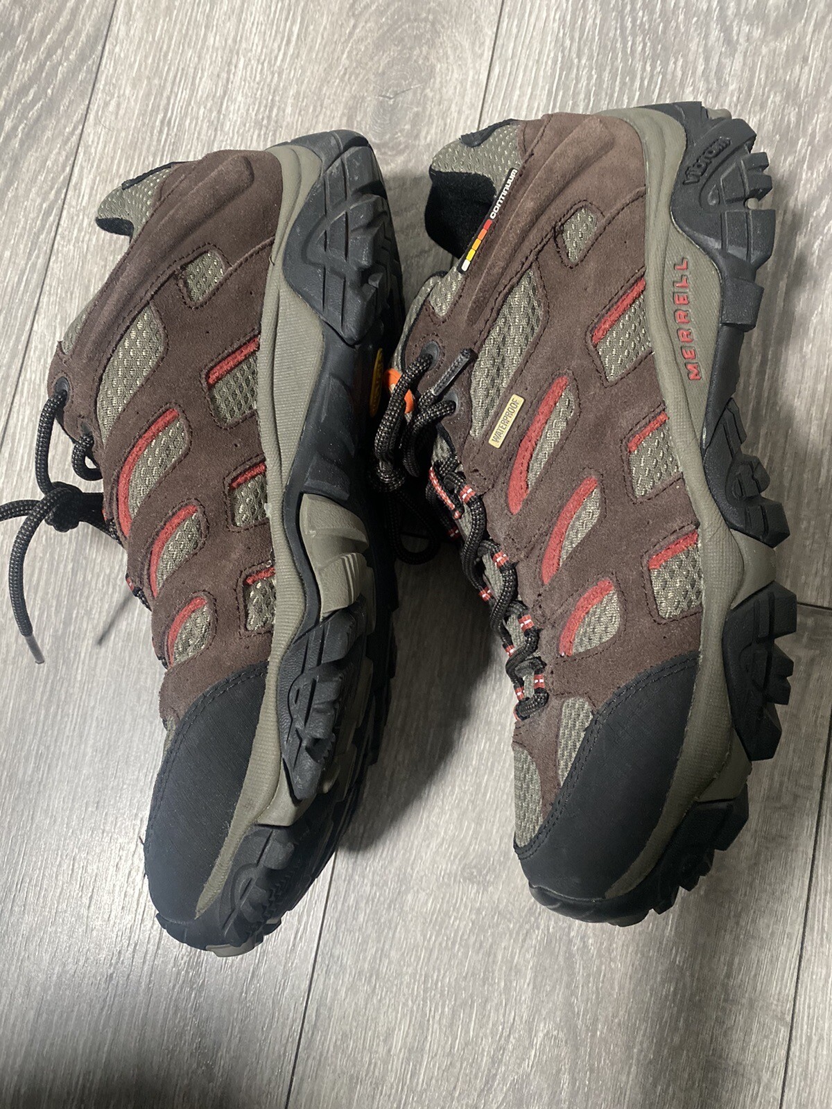 Merrell Continuum Moab Outdoor Vibram Hiking Shoes J8… - Gem