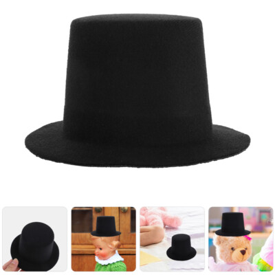 Doll Dress up Cap Top Hat Small Doll Cap Stuffed Plush Doll Clothing ...