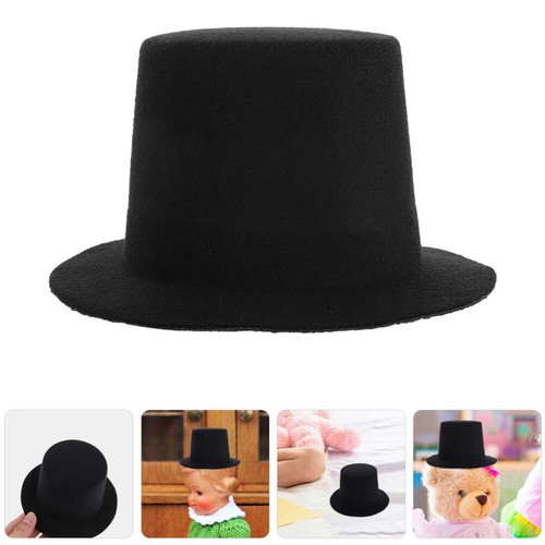 Doll Dress up Cap Top Hat Small Doll Cap Stuffed Plush Doll Clothing ...