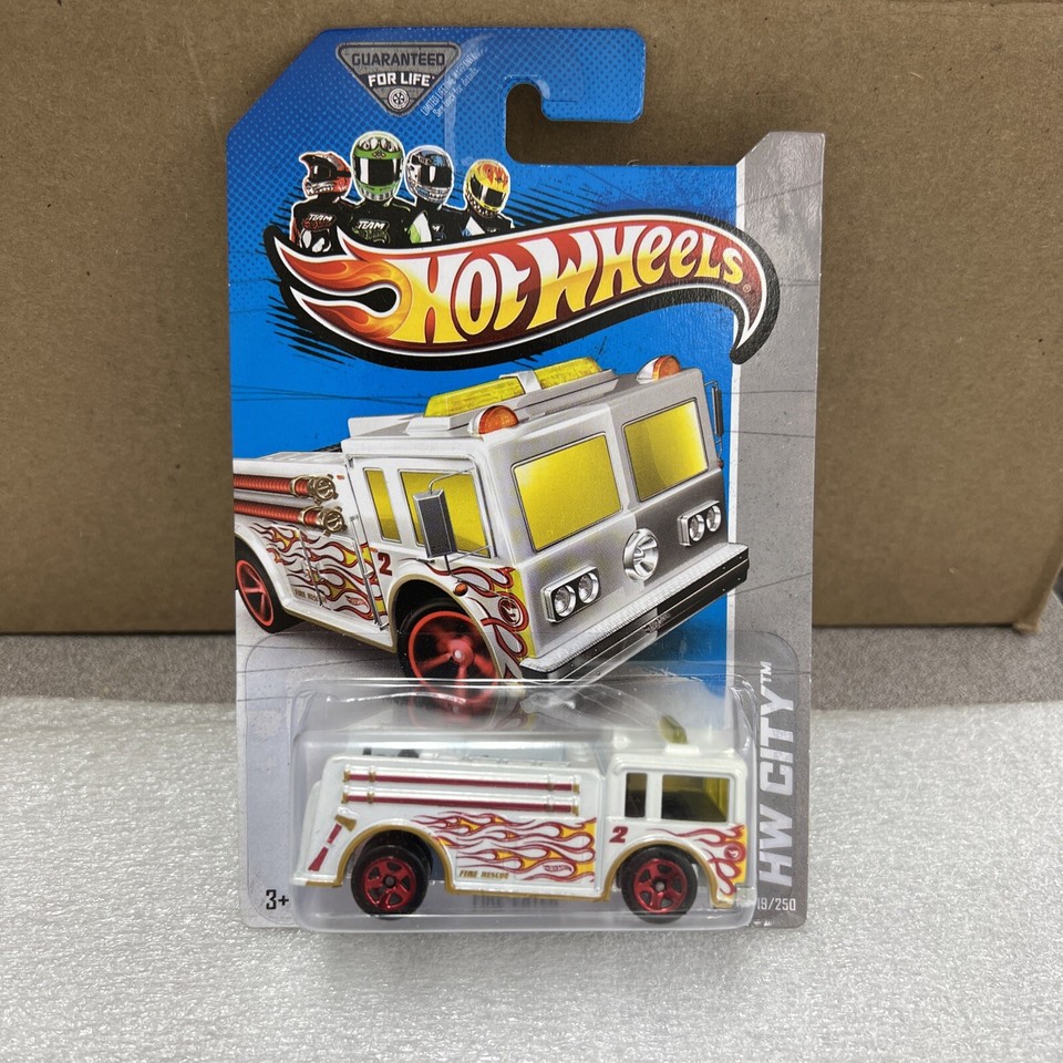 Hot Wheels 2013 Fire Eater Treasure Hunt Fire Truck 19/250 New On Card ...