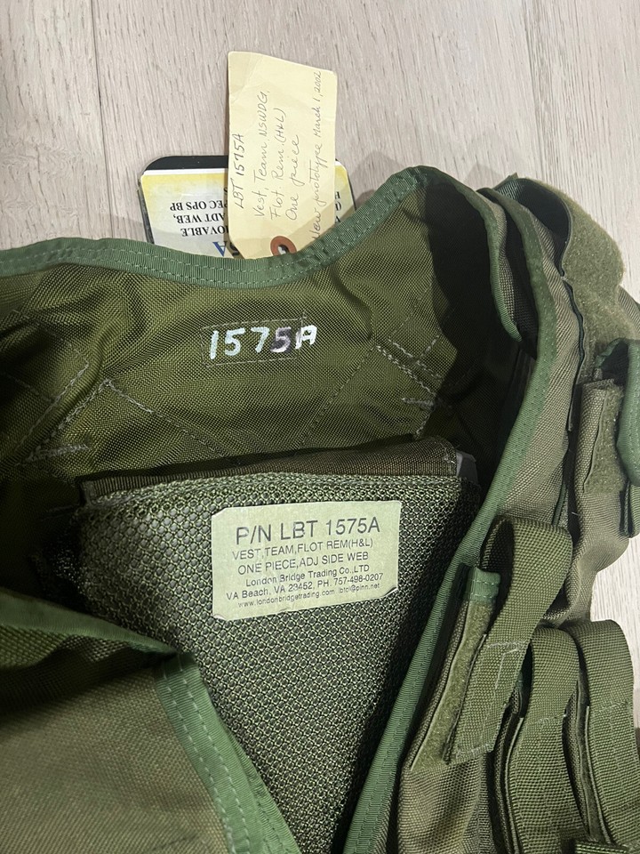 Prototype LBT-1575A London Bridge Trading Split Front Chest Rig OD NSW ...