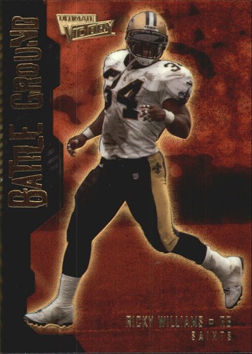 2000 Ultimate Victory Battle Ground Saints Football Card #BG5 Ricky ...