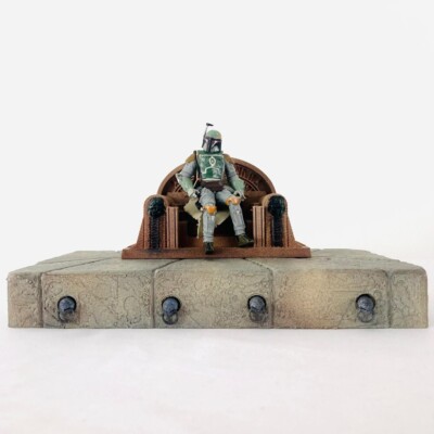 Custom Boba Fett Throne & Jabba Dais Bed for 3.75 inch (1:18) Figure ...