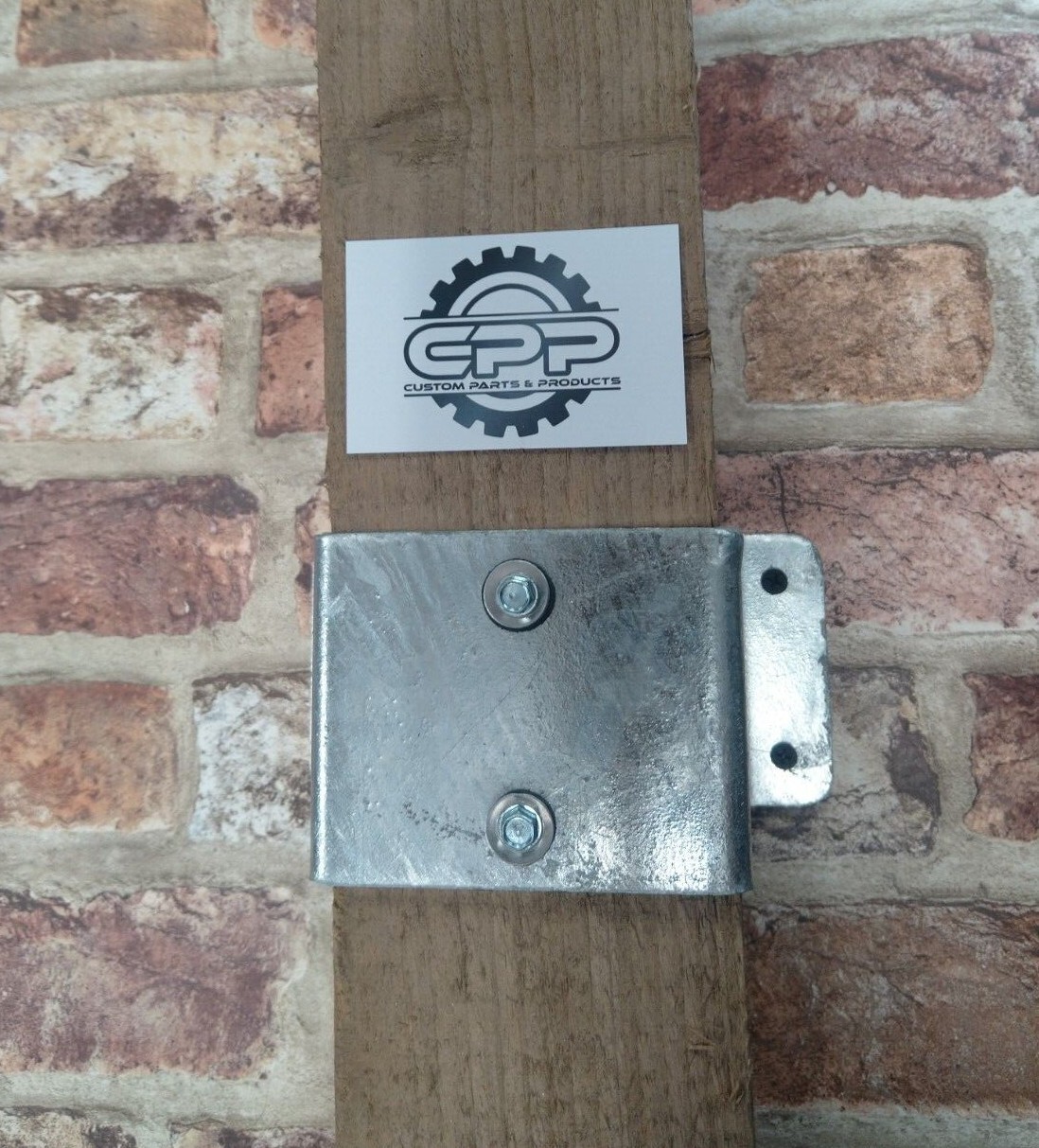 Fence Post To Flat Wall Fixing Brackets 3"x3" 75 95 100 mm Wall Band ...