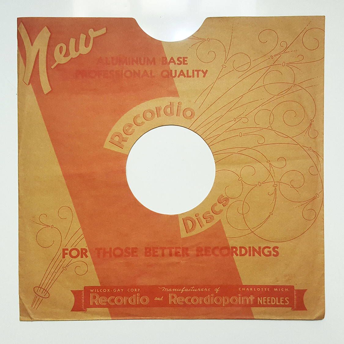 RECORDIO DISCS 78RPM SLEEVE Aluminum Base - Professional Quality | eBay