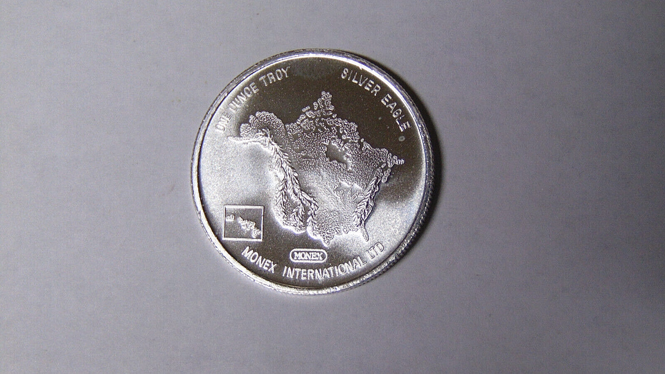 1982 Monex Silver Eagle 1 oz .999 Fine Silver Round (mrmtb.1) | eBay