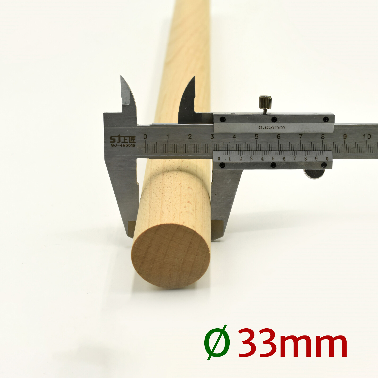 Ø 4mm to 60mm Beech x 20cm Wooden Dowling Rods, Craft Sticks Rods ...