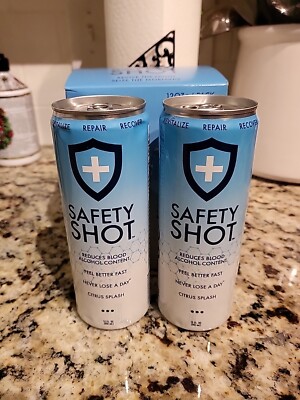 Safety Shot - Bac Lowering Drink 2 12 Oz Cans | eBay