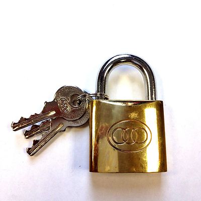 Tri-Circle Solid Brass Padlock Keyed Alike with 3 Keys -38mm | eBay