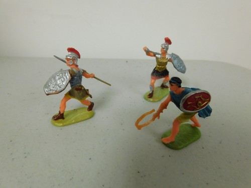 Elastolin 40mm Romans Roman Infantry x3 Lot 2 EE | eBay