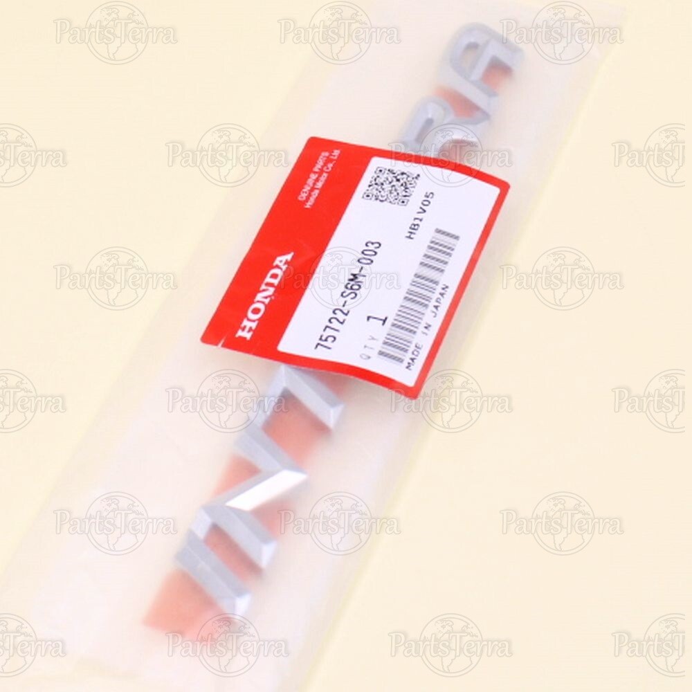 Genuine JDM Honda ACURA RSX DC5 Type R Rear Badge Nameplate