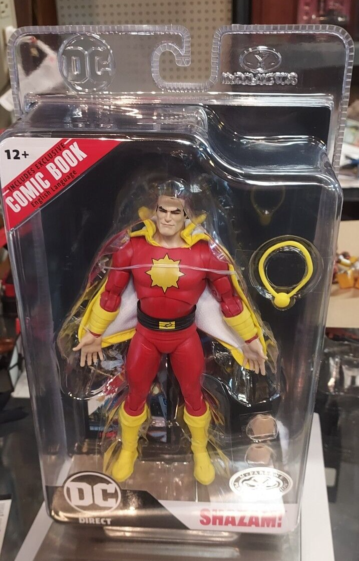 McFarlane Toys Shazam Platinum chase edition DC Captain thunder Page ...