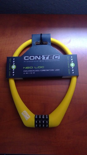 Con-Tec Neo Loc Zahlenschloss gelb Sicherheitsstufe 4 NEU 4250311338521 ...