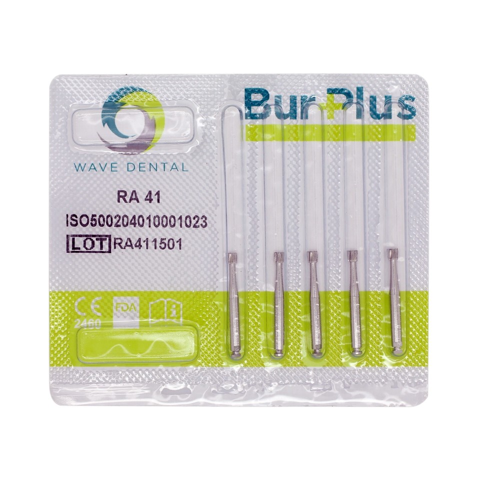 Wave Dental Slow Speed Latch Bur Tungsten Carbide Round Fissure Invert ...