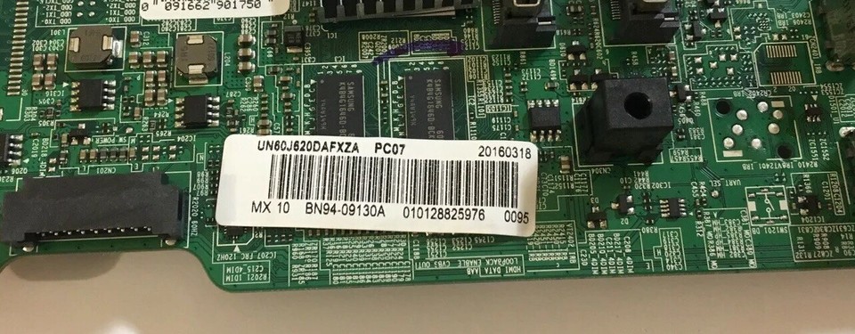 SAMSUNG UN60J620DAF MAIN BOARD BN94-09130A | eBay