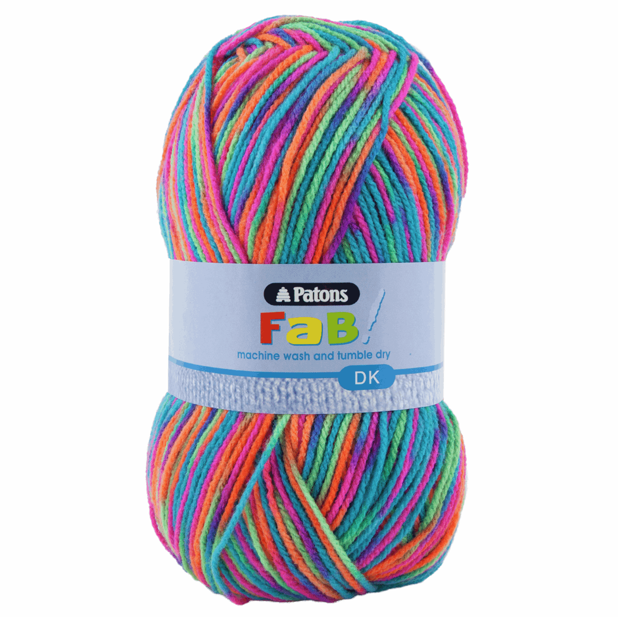 Patons Fab Double Knitting Yarn x 100g 100% Acrylic Machine Washable ...