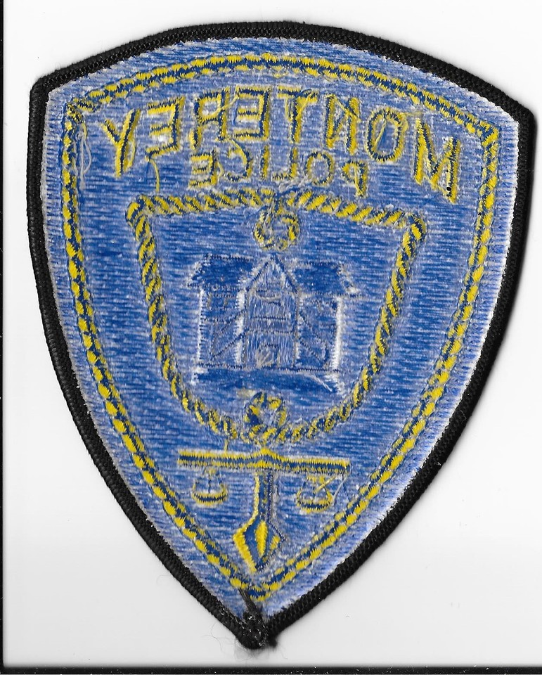 Monterey Police Department, California Shoulder Patch V1 | eBay
