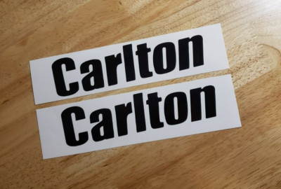 carlton wood chipper stump grinder Sticker 10" decal Black Equipment ...