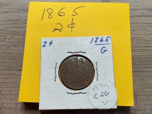 1865 TWO CENT PIECE / NICE TYPE COIN FOR YOUR COLLECTION | eBay