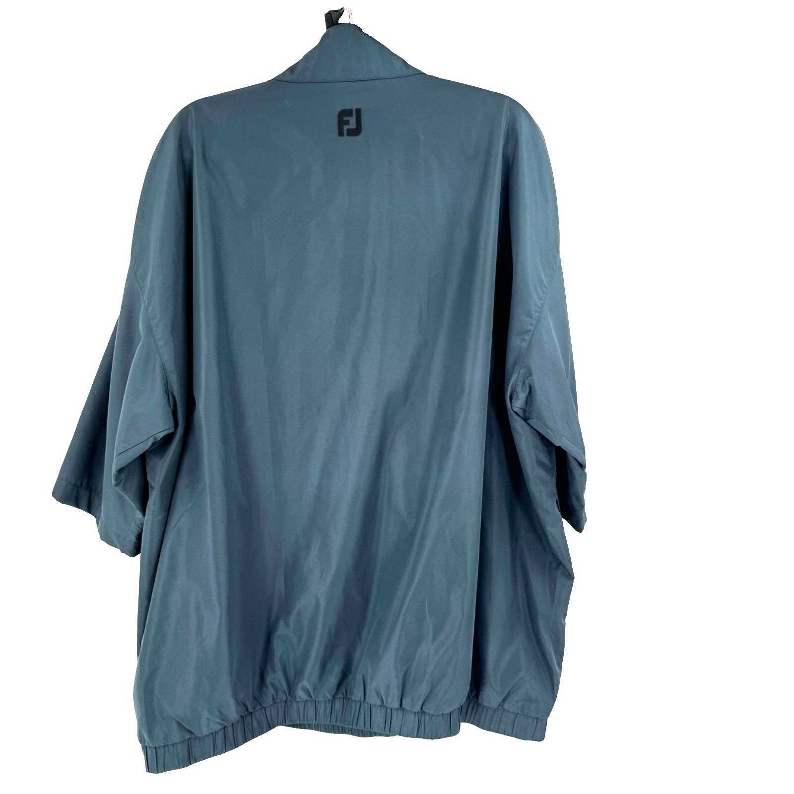 Footjoy Dryjoys Golf Windbreaker Jacket Men's XL Green Short Sleeve 1/4 ...