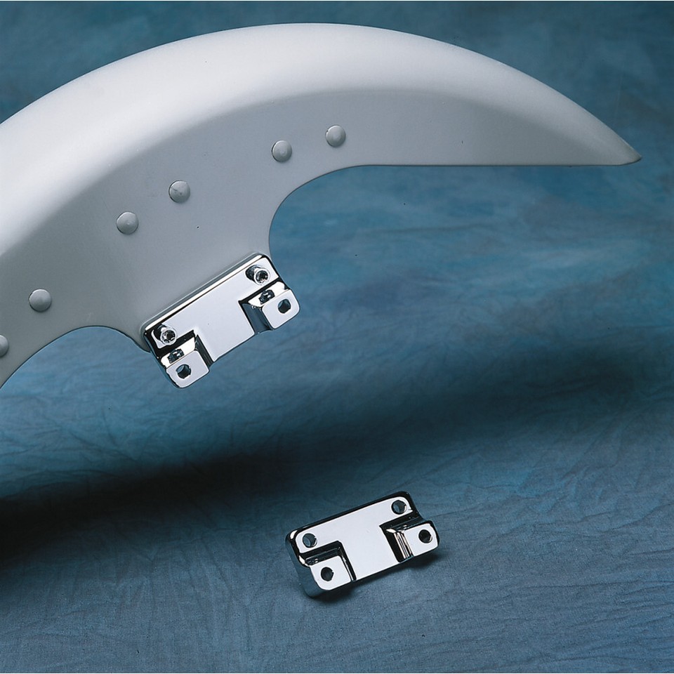 Drag Specialties Fender-To-Fork Adapters - Chrome | 221280 | eBay